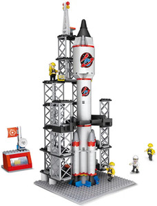 SR Toys Spaceship Rocket Building Blocks Set, Educational Stem Building ...