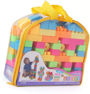 malik brothers Building Blocks Shapes Learning 100 Pieces - Building ...