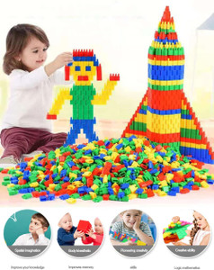 FORSIKHA Bullet Building Blocks Toy for Kids Puzzle Learning ...