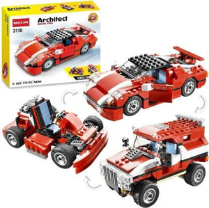Tarak 23 in 1 Red Super Speedster Race Car, Lego Building Blocks, - 23 ...