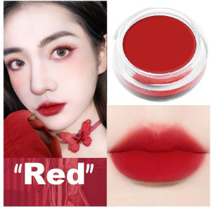 EVERERIN Matte Red Lip Tint & Cheek Tint Multi pot Makeup Velvet Silky ...