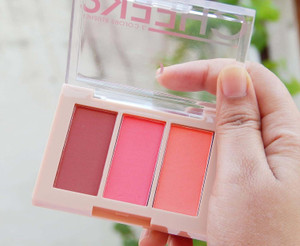 MYEONG 3 color cheeks make up blusher palette - Price in India, Buy ...