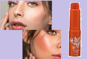 NADJA Natural Glow up face and cheeks Peach blusher makeup Stick ...