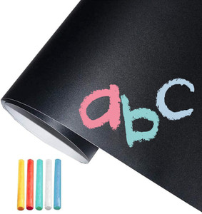 Royalkart DIY Chalkboard for Walls |Blackboard Sticker 5 Chalks ...