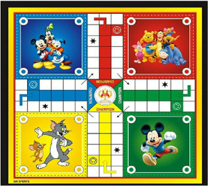 MOHIT CREATIONS Extra Large Ludo Game Set with Dice for Kids Cardboard ...