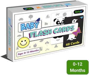 Tortue Baby Flash Cards for Infants - High-Contrast Picture Cards |Ages ...