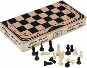 HK Sport & Toys Wooden Folding Chess Set 17*17 inch || Solid Plastic ...