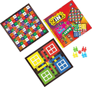 Fast Rush Snack Ladder & Ludo Game, 2 in 1 Combo Educational Board ...