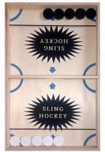 Little Mind String Hockey Wooden Fastest Finger First Sling Puck Indoor ...