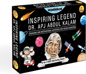 WONDRBOX Educational kit Inspiring Legend: Dr. APJ Abdul Kalam(4-in-1 ...