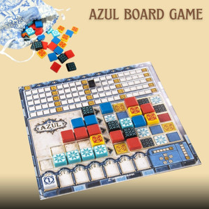 CountryLink Azul-Board Game Mosaic Tile Placement Family Board for ...