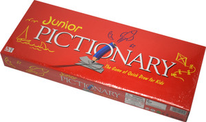 Craveon Junior Pictionary Board Game of Quick Draw Sketches Educational ...