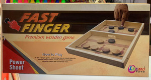 chahat Enterprise FAST FINGER Wooden String Hockey Game Sling Puck ...