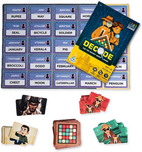 zokato Decode The TOP Secret Word Board Game for Ages 7 and Above Board ...