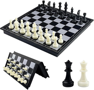 vbo Magnetic Educational Chess Board Set with Folding Chess Board 2 ...