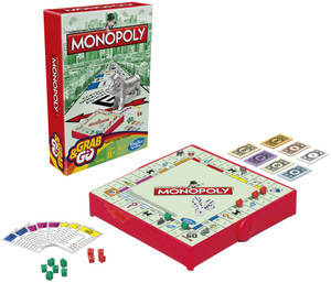 HASBRO GAMING Grab and Go Game, Portable Game for 2-4 Players, Travel ...