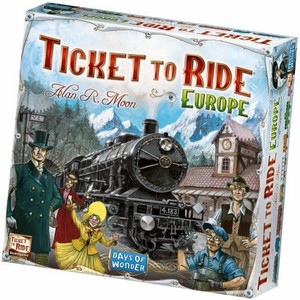 TOYCARTHOUSE Ticket to Ride Rails & Sails Europe Party & Fun Board Game ...