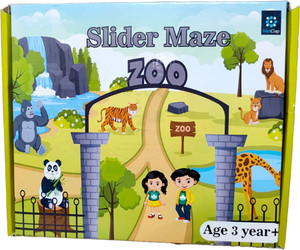 MetClap Slider Maze -Zoo Educational Board Games - Slider Maze -Zoo ...