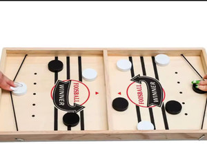 TMT STORE Wooden Indoor String Hockey Fastest Finger first Air Hockey ...