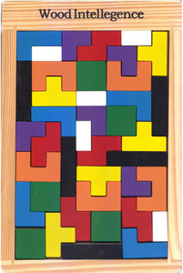 CrazyCrafts Wooden Jigsaw Puzzle (40 Pieces) | Wood Intelligence Game ...