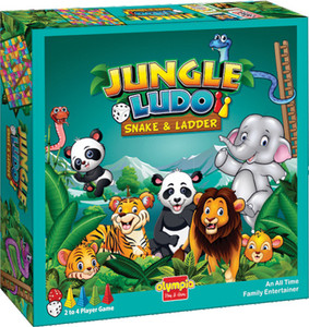YUIOP - Jungle Ludo Snakes & Ladder - Jungle Theme - Classic Board Game ...