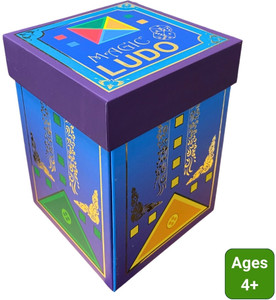 Tortue Games Magic Ludo Explosion Box(2-4 Players)|Colorful 16 * 6 ...