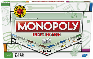 Monopoly India Edition Board Game for Families and Kids Ages 8 and Up ...