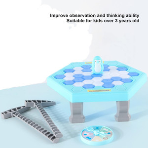 Zuuluzrs Mini Table Games Balance Ice Cubes Save Penguin Icebreaker ...