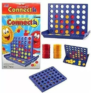 PRIMEFAIR Connect 4 Connect 4 Line Up 4 In One Row Four Line Board Game ...