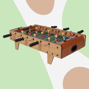 Krux Kids Wooden Large Table Foosball/Football Game Set with 6 Player ...