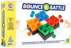 Ratnas Bounce & Battle (1252) Bouncing Action Party & Fun Board Game ...