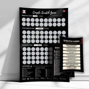 Upahar India Couples Scratch Game | 169 - Challenges Party & Fun Board ...