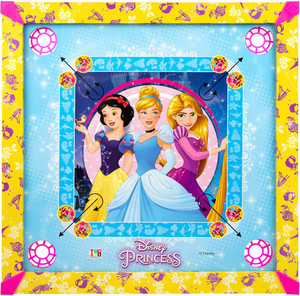 DISNEY Princess Carrom & Ludo 20x20 size 2-in-1 Carrom Board Game ...