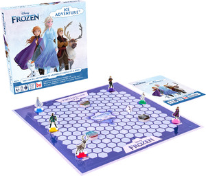 DISNEY Ice Adventure Frozen Board Game | Race to claim the Castle Game ...