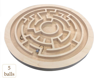 SAFESEED Best Arrival Wooden Labyrinth Board Game Ball In Maze Puzzle ...