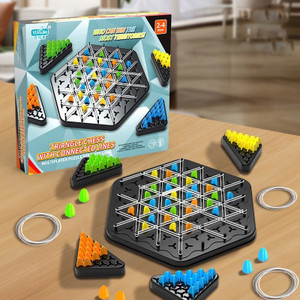 Dorytoys Chain Triangle ChessSet,Triangular Chess Set for Children and ...