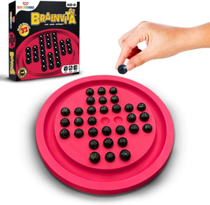 Wembley Brainvita Board Game for Kids 6 7 8 9+ Brain Teasing Mind ...