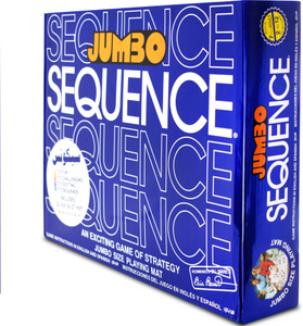 Craveon Jumbo Sequence Family Board Game, Strategic Board Game for Kids ...