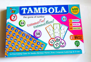 PETERS PENCE TAMBOLA SMART BOARD GAME WITH 600 TICKETS - 90 Number ...