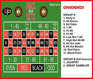 UltPult Tambola (English) Roulette Theme Tambola tickets | Board Games ...