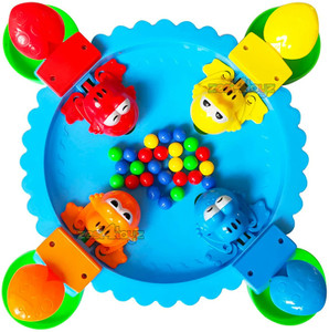AMRAD Hungry Frogs Eating Beans Games Toy for Kids Carrom Board Game ...
