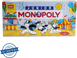 FUNSKOOL Junior Monopoly Money & Assets Board Game - Junior Monopoly ...