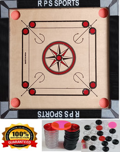 RPS Wooden Carrom board 20 inch 50 cm Carrom Board - Buy RPS Wooden ...