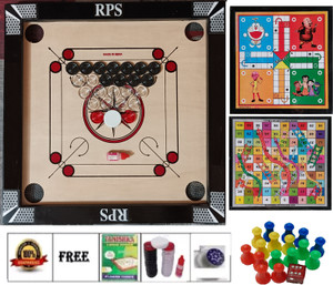 RPS Carrom Board Combo pack 20x20 inch 50.8 cm Carrom Board - Buy RPS ...