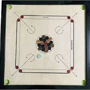YMD 32 INCH FULL SIZE CARROM WITH, STRIKER,COINS AND POWDER , 80 cm ...