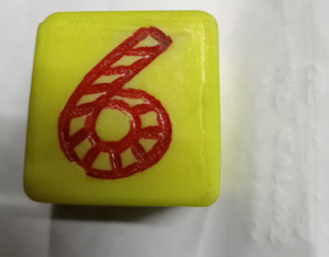 Jain Musical 07 7up 7down number jhandi mundi dice game goti 1 cm ...