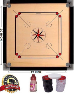RPS sports 20 INCH CARROM BOARD FOR GIFT TO KIDS 4 cm Carrom Board ...