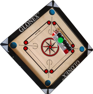Glonex Travel Size Carrom Board – Ideal for Small Spaces 50 cm Carrom ...