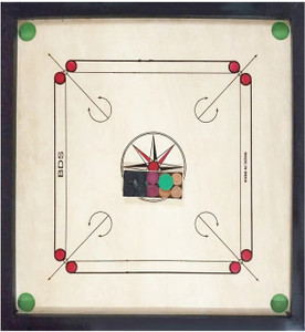 HouseOfCommon Sana 32 Inch / Full Size Carom _Coin 81.28 cm Carrom ...