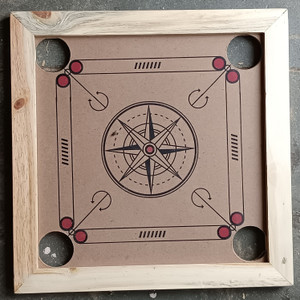 NOLAK Wood Carrom Board With Carrom Coin And Striker 20 cm Carrom Board ...